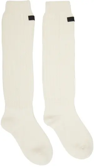 Fear Of God Seventh Collection Socks In 107 Cream - 41% Off